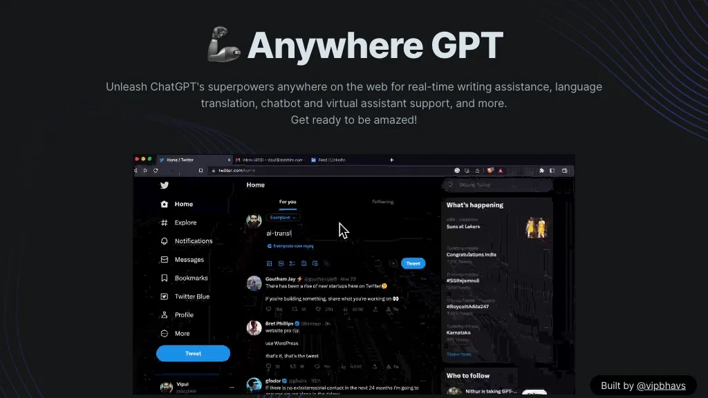 AnywhereGPT - 최신 제품 정보, 최신 가격 및 옵션 2025 - GptDemo.Net