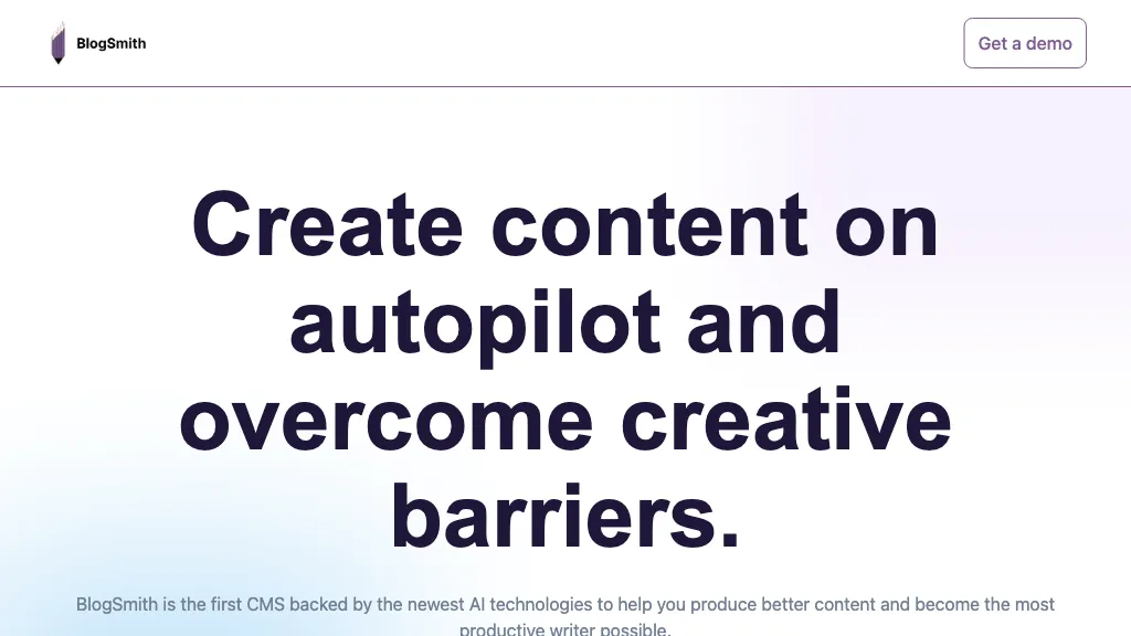 BlogSmith - Latest product information,Latest pricing and options 2026 ...