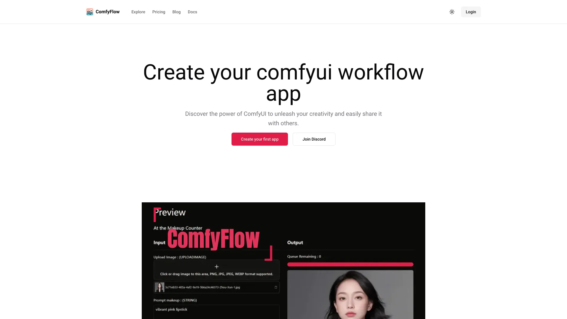 https://comfyflow.app/ - 最新产品信息、最新定价和选项 2024 - GptDemo.Net