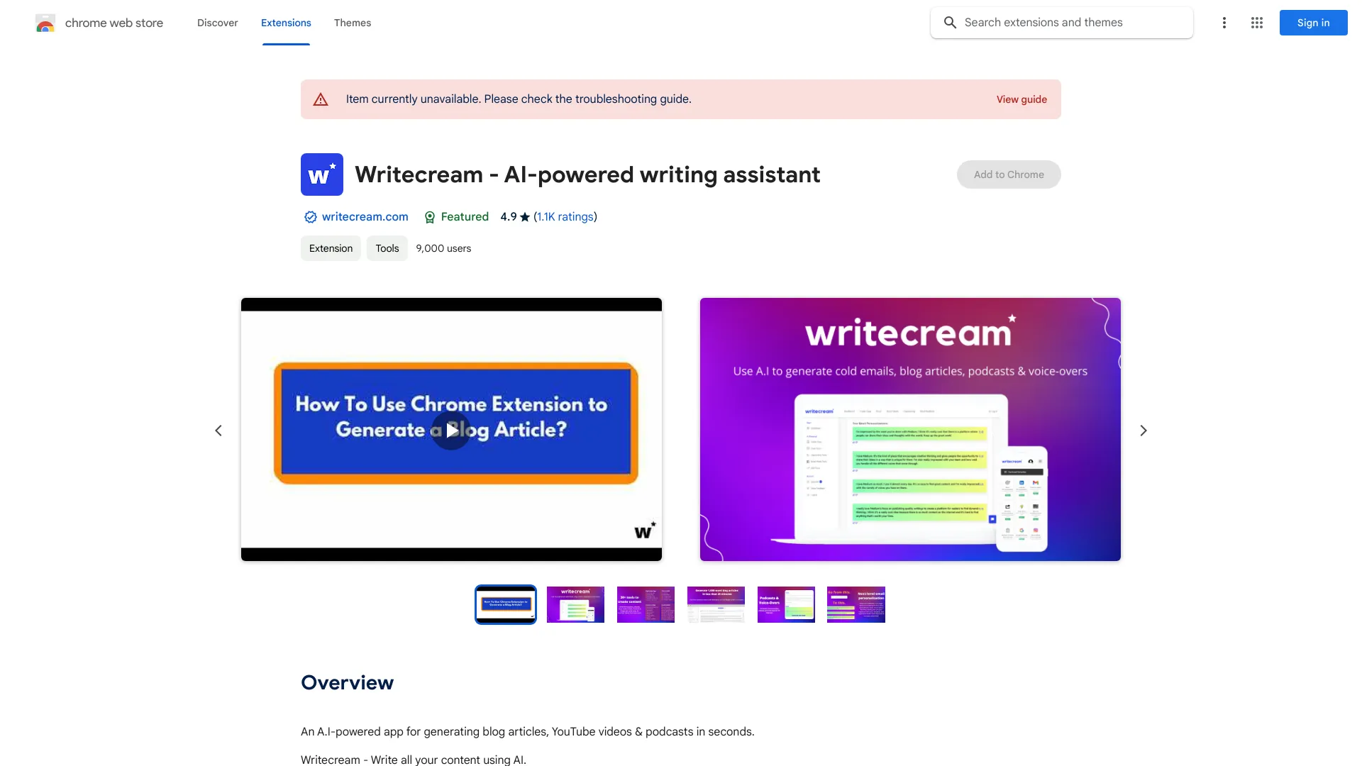Writecream - AI-powered writing assistant - Latest product information ...